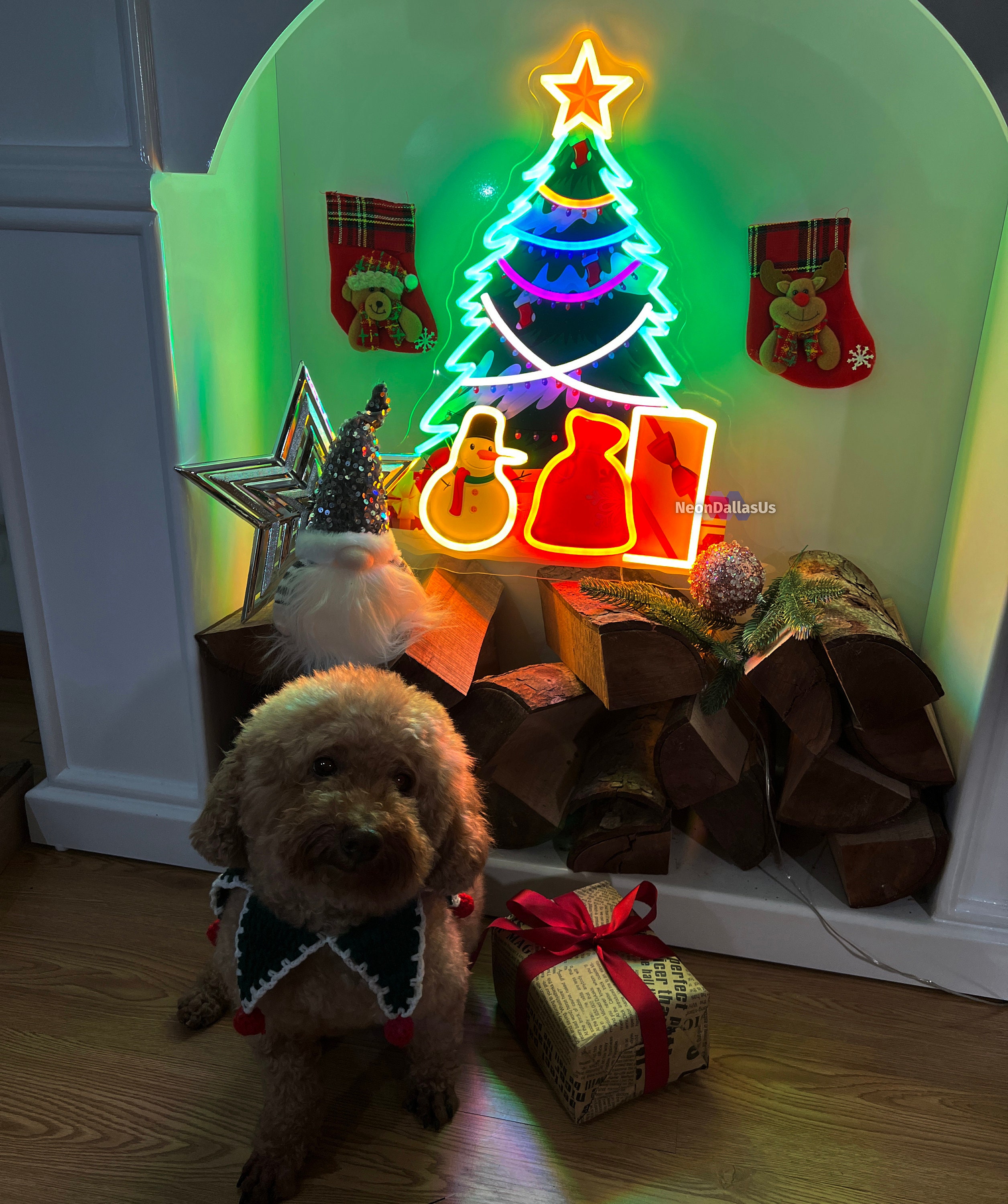 Christmas Tree Neon Lights Christmas Tree Neon Led Sign Mini - Etsy