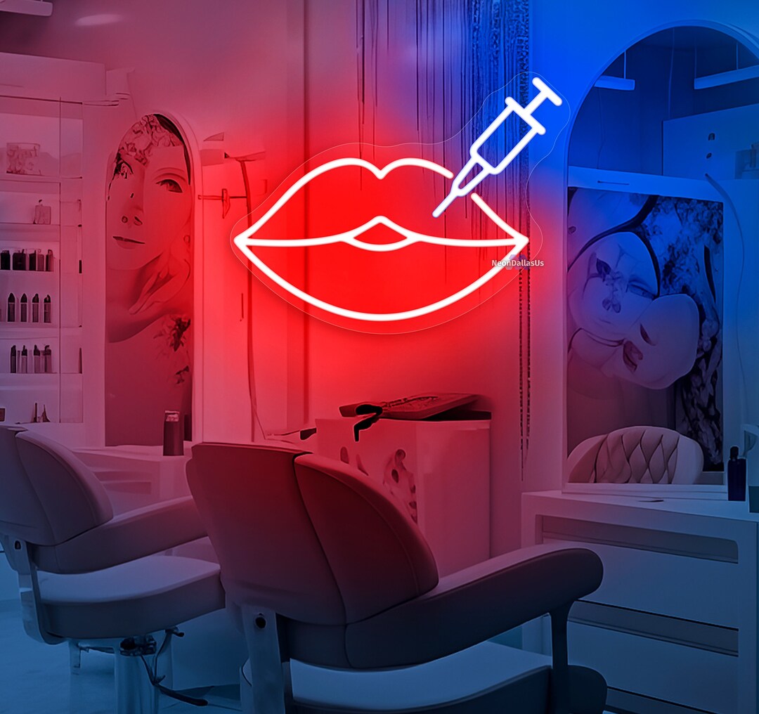 Lip Fillers Neon Sign Botox Filler Led Neon Light Sign Lip Neon Sign ...
