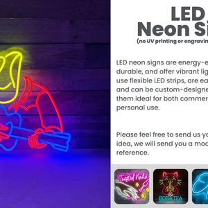 Poolside Sign Custom Neon LED Sign Pool Bar Decor Poolside Oasis Sign ...