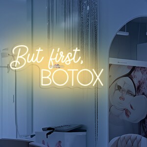 But First Botox Neon Sign Botox Neon Light Beauty Salon LED Sign Botox ...