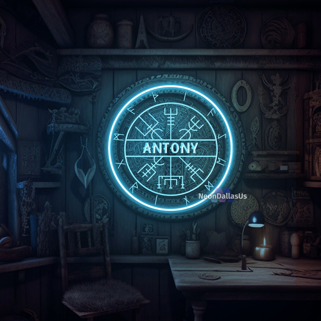 Viking Neon Sign Custom Viking Neon Lights Viking Led Sign Personalized ...
