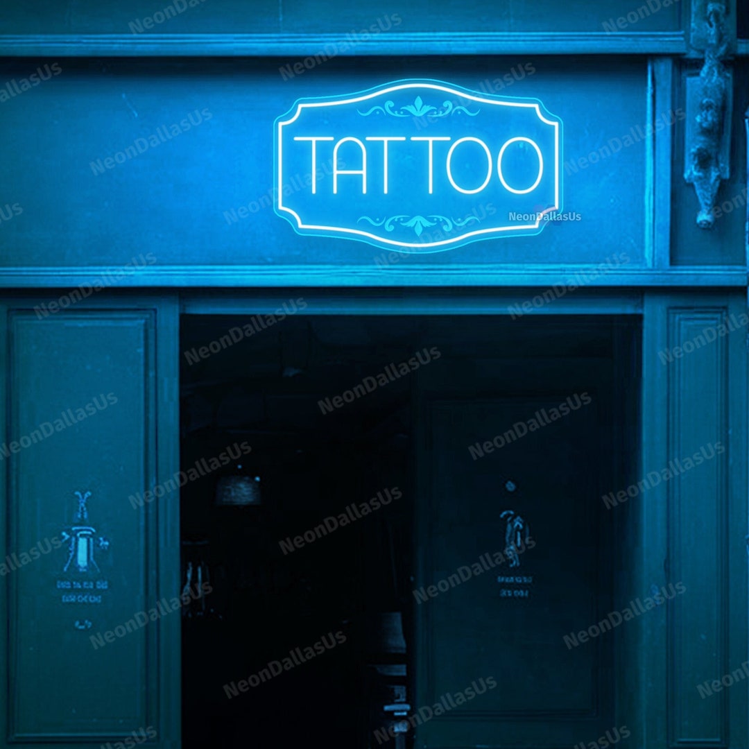 Tattoo Neon Sign Tattoo Led Sign Custom Tattoo Artist Room Wall Decors ...