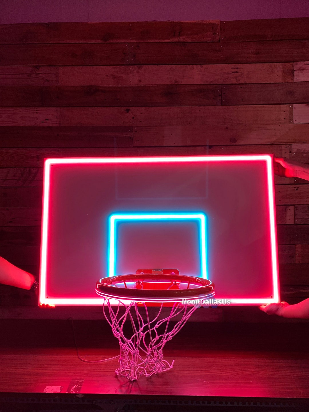 Basketball Hoop Neon Sign Basketball Light up Sign Basketball Hoop LED ...