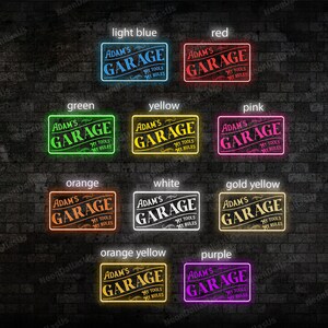 Welcome to Classroom Sign Custom Teacher Name LED Neon Sign ...