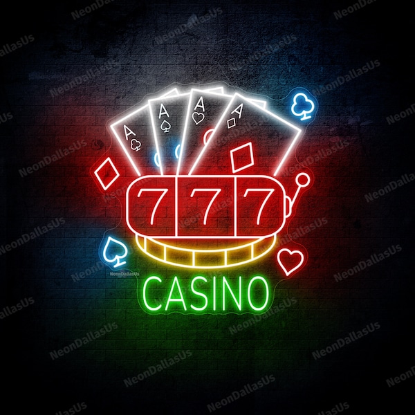 Casino Sign - Etsy