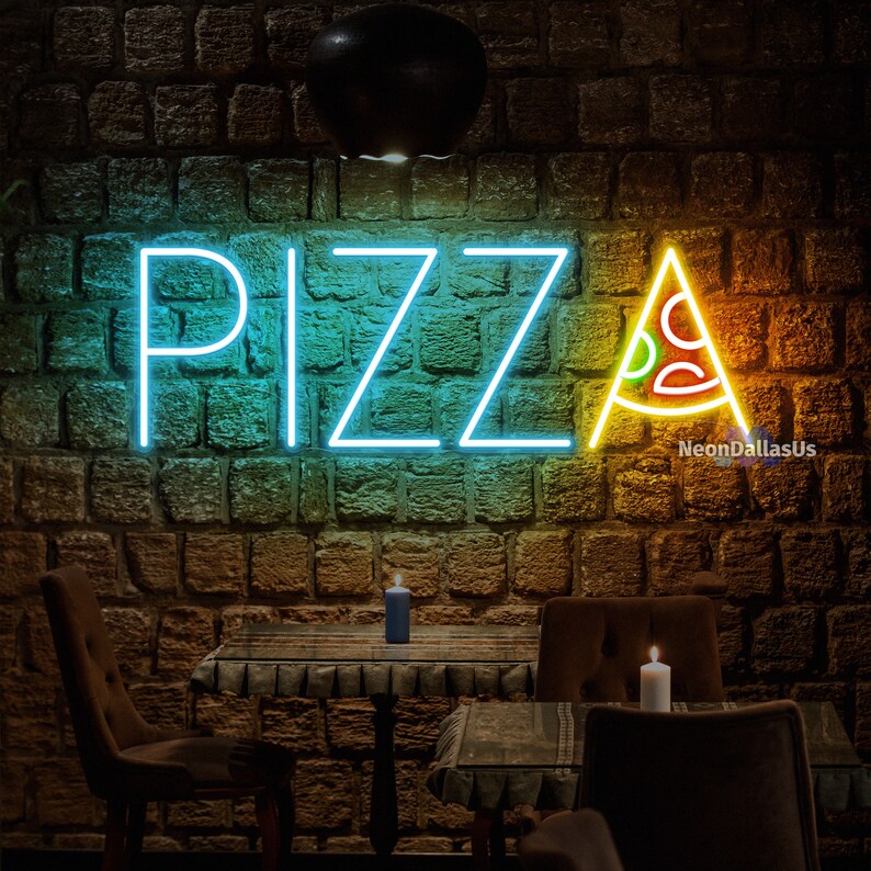 Pizza Open Neon Sign, Open Pizza LED Sign Pizza Neon Sign Neon Pizza ...