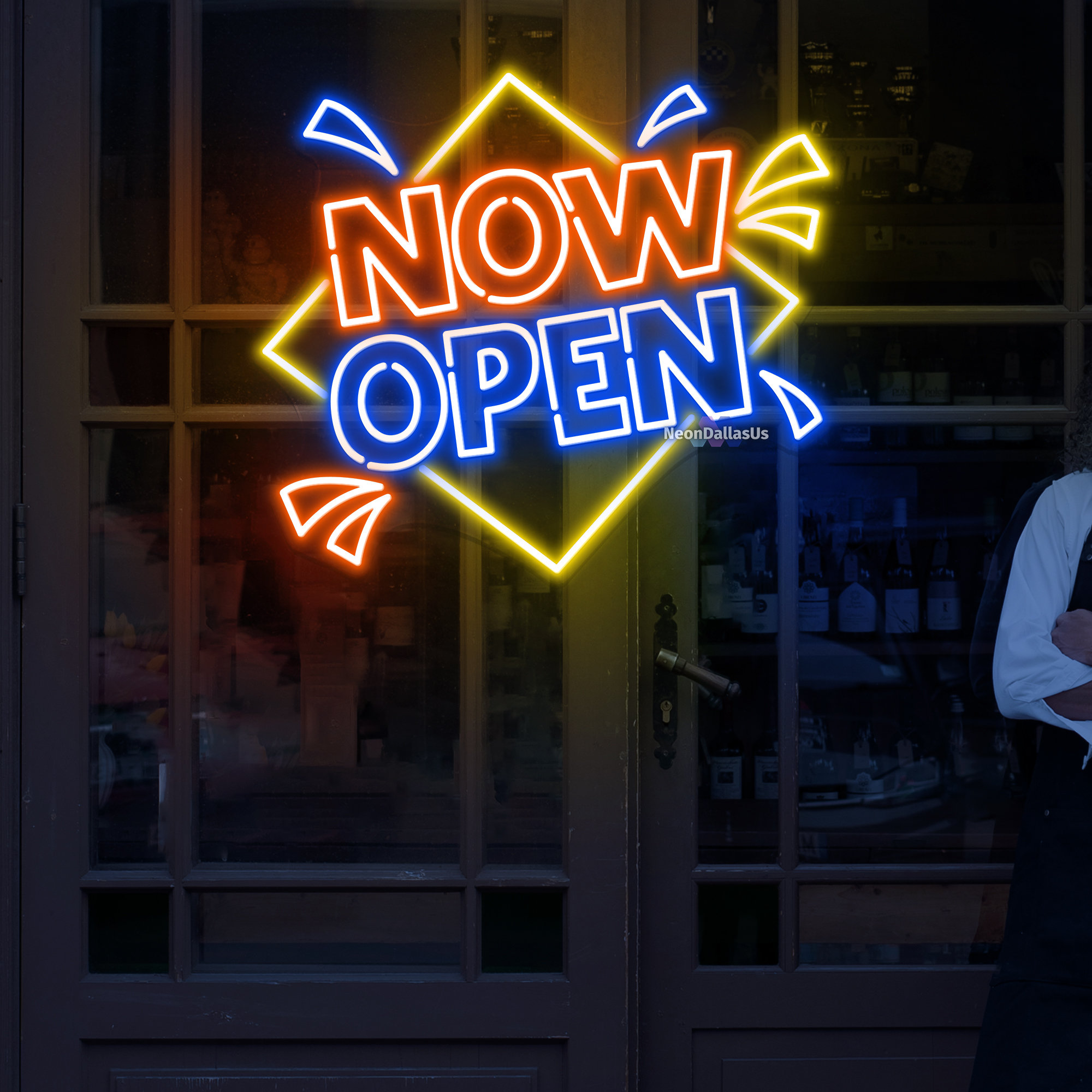 Now Open Neon Signs Now Open LED Sign Light Open Shop Decors Open Neon ...