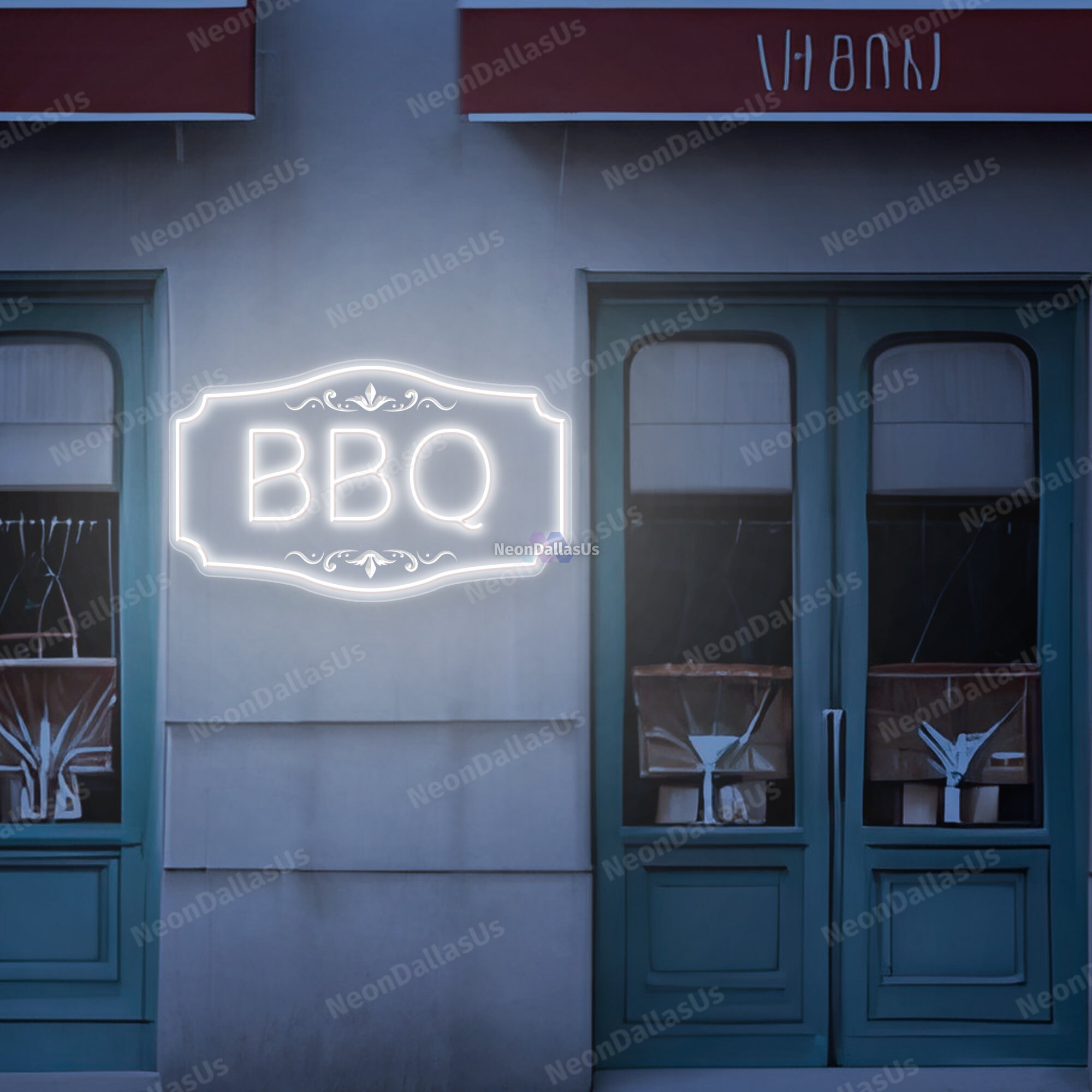 BBQ Neon Sign BBQ LED Light Barbecue Neon Sign Barbecue Party Wall ...