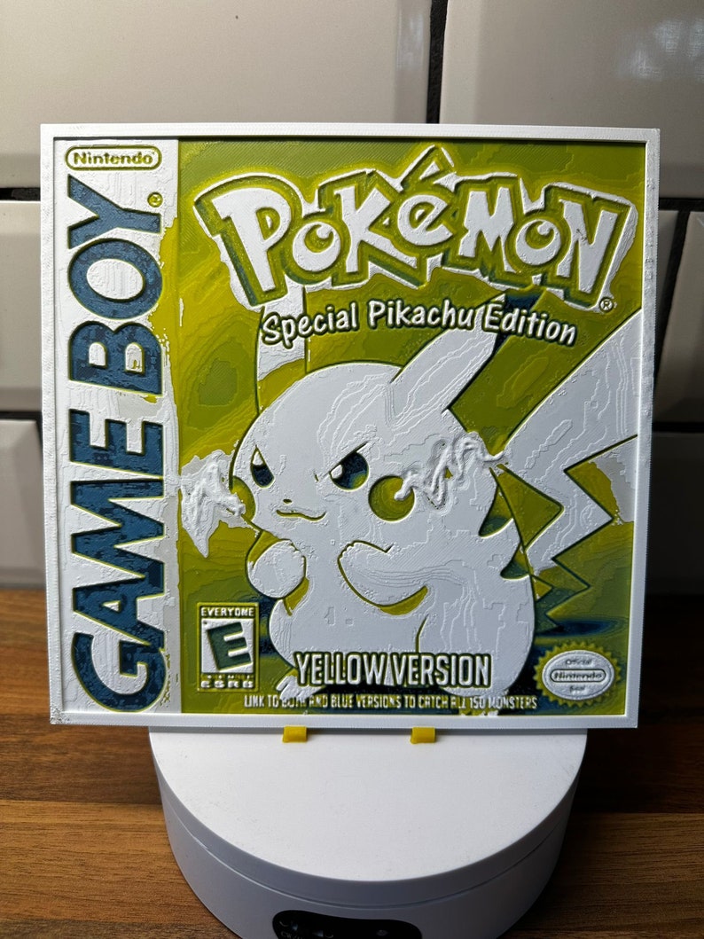 3d Printed Gameboy Pokémon Fine Art - Etsy