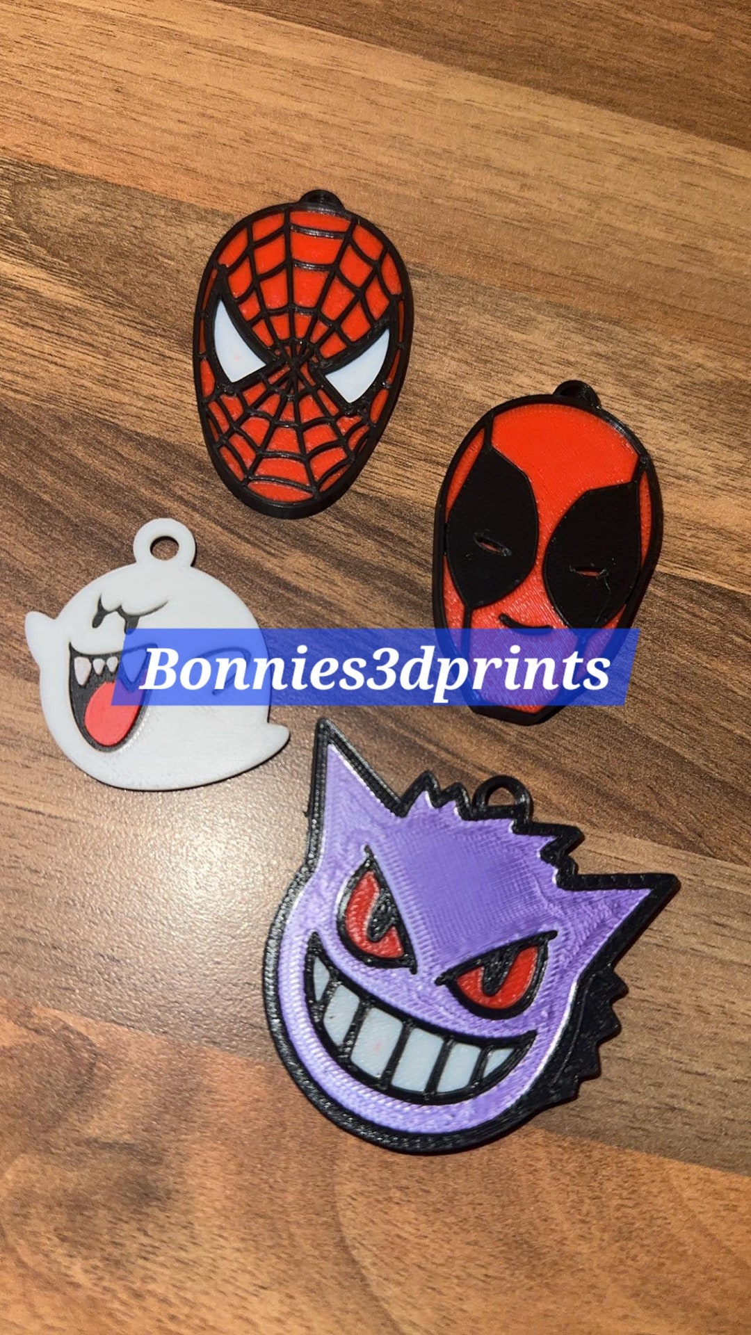 3d Printed Keyrings - Etsy