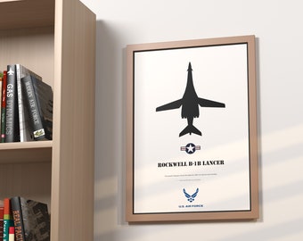 B 1 Lancer Poster - Etsy