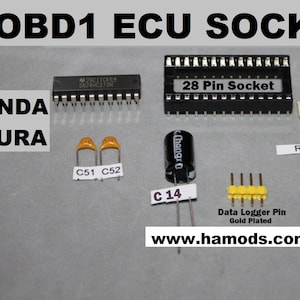 Honda Acura OBD1 ECU Socket / Chipping KIT OBD1 P28, P30, P61, P91,P72 ...