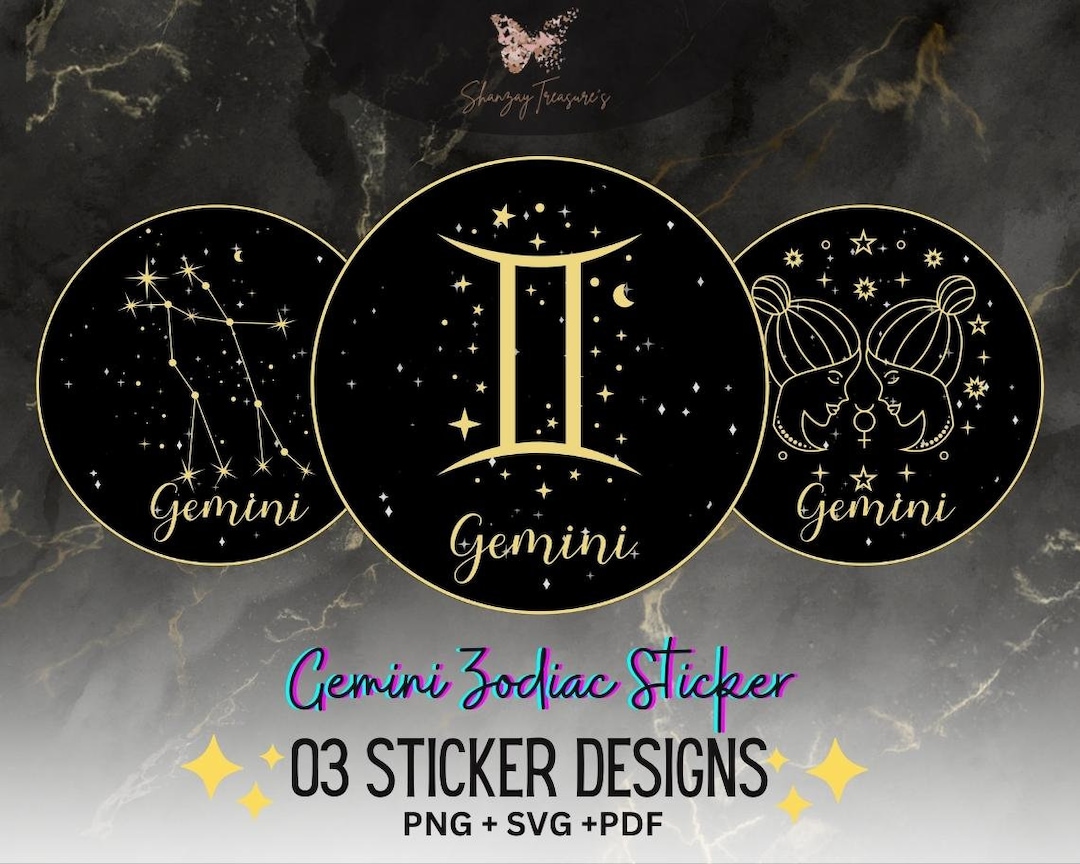 Gemini Svg Bundle, Zodiac Sign Svg, Constellation Svg, Astrology Svg ...