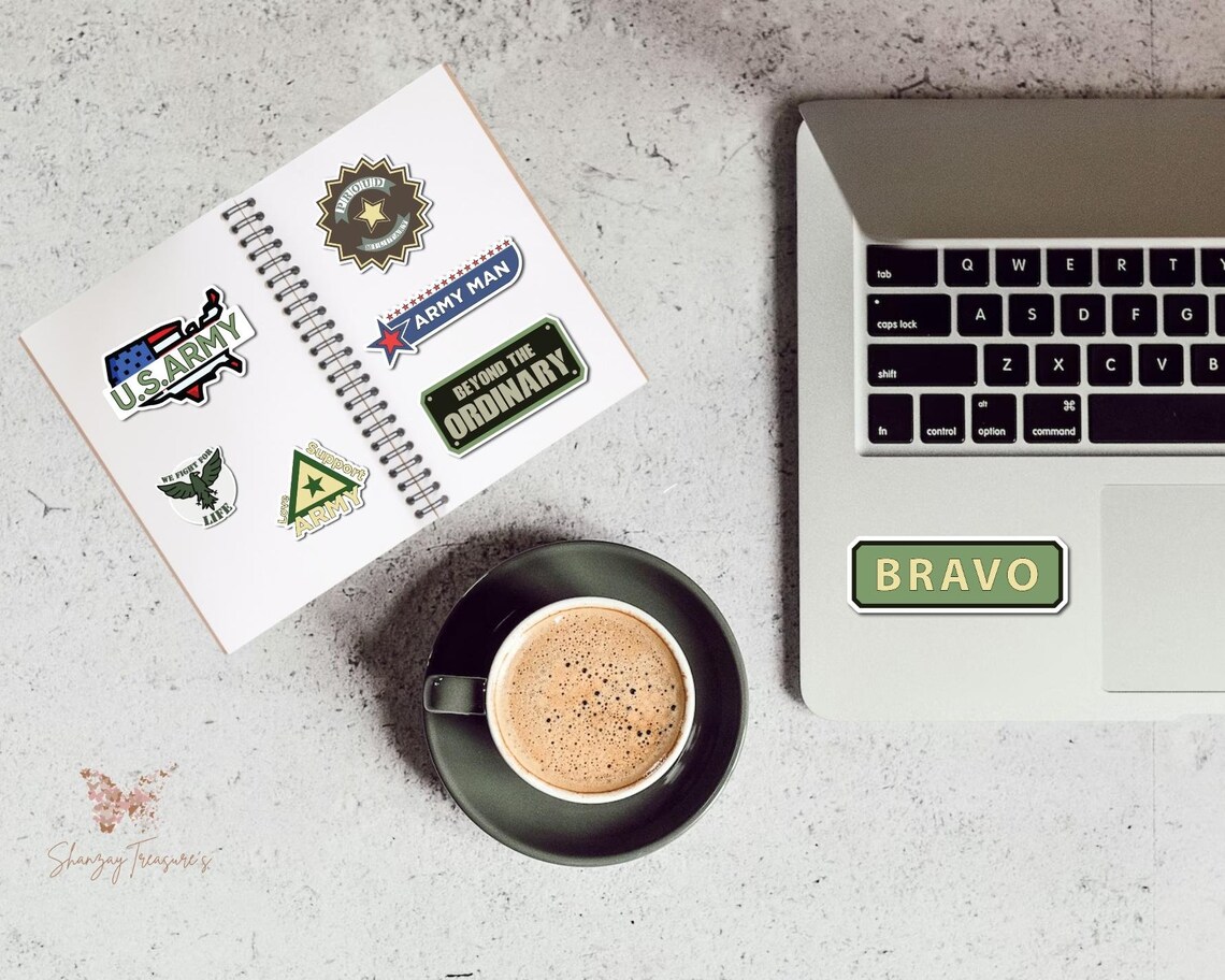 Military Stickers SVG, Army Stickers Svg, Laptop Stickers, SVG File ...