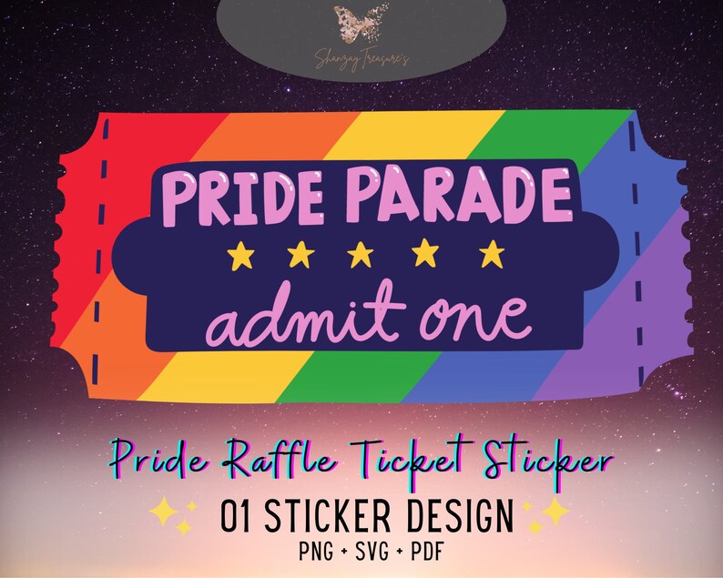 Pride Svg Raffle Ticket Gay Pride Svg Pride Parade LGBT - Etsy Australia