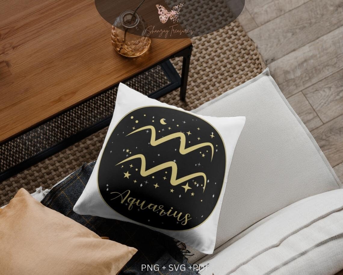 Aquarius Sign Svg, Zodiac Sign Bundle, Astrology Svg, Constellation SVG ...