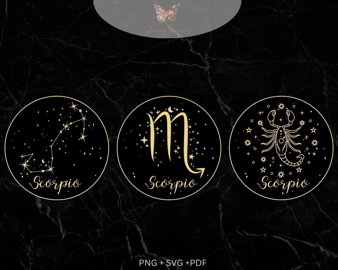 Scorpio Sign Svg, Zodiac Sign Svg, Astrology Svg,zodiac Clipart,png ...