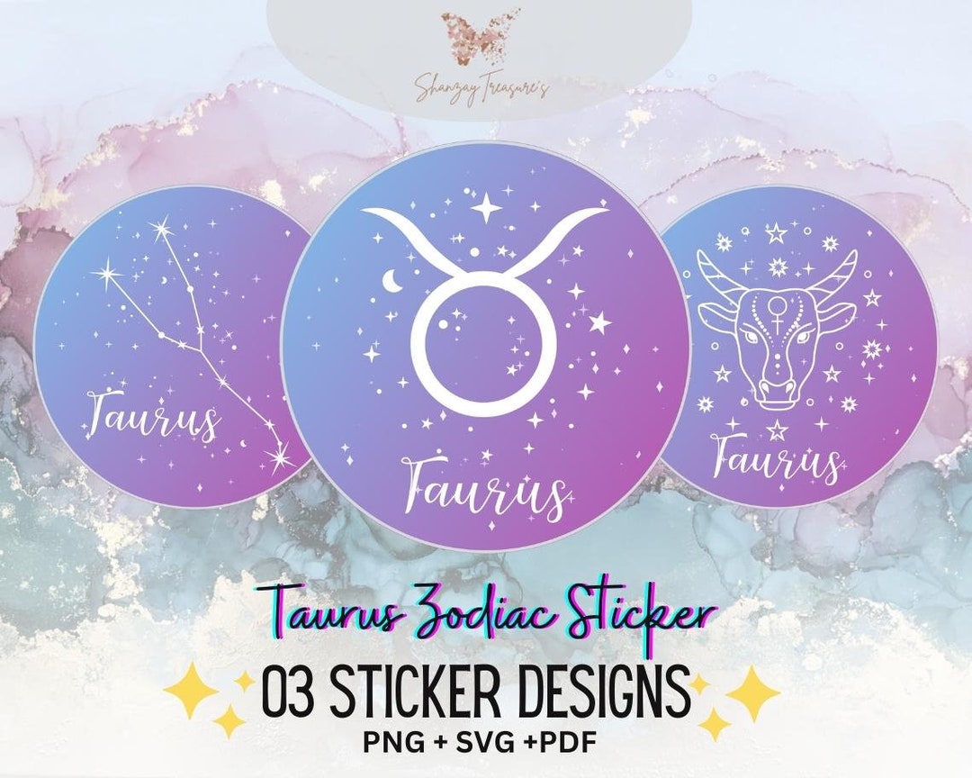 Taurus Sign Svg,zodic Sign Svg, Constellation Svg, Zodiac Svg Bundle ...