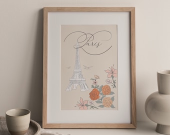 Art Print French Wall Art Paris Art Fashion Poster Print - Etsy