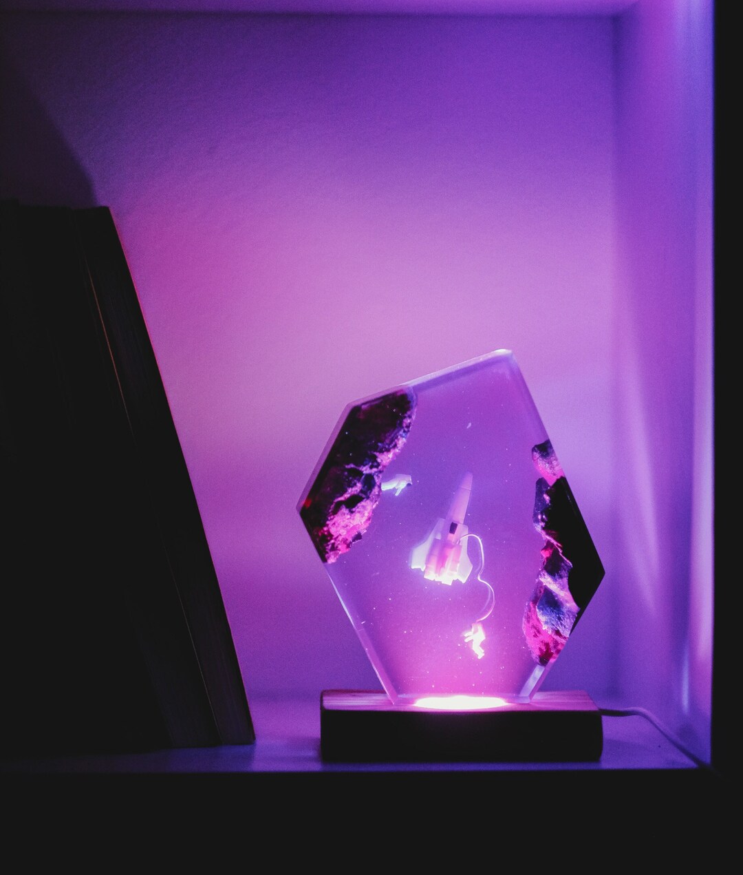 Resin Lamp Space, Resin Night Light, Universe Lamp, Galaxy Night Light ...