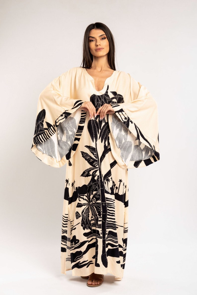 Unique Palm Tree Island Dress - Etsy