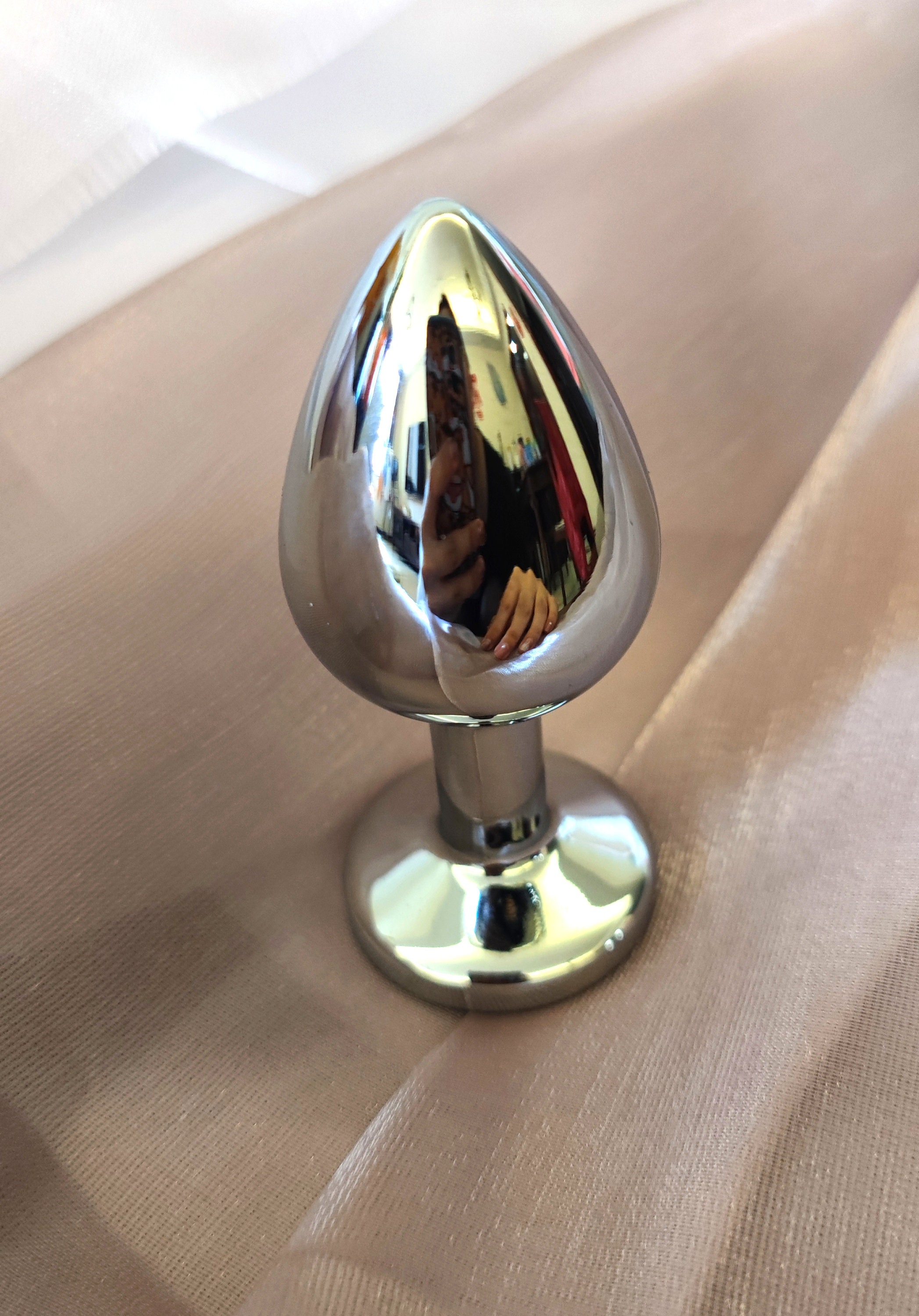 Metal Butt Plugs With Colored Crystal Trim Five Sizes 14 Colors - Etsy