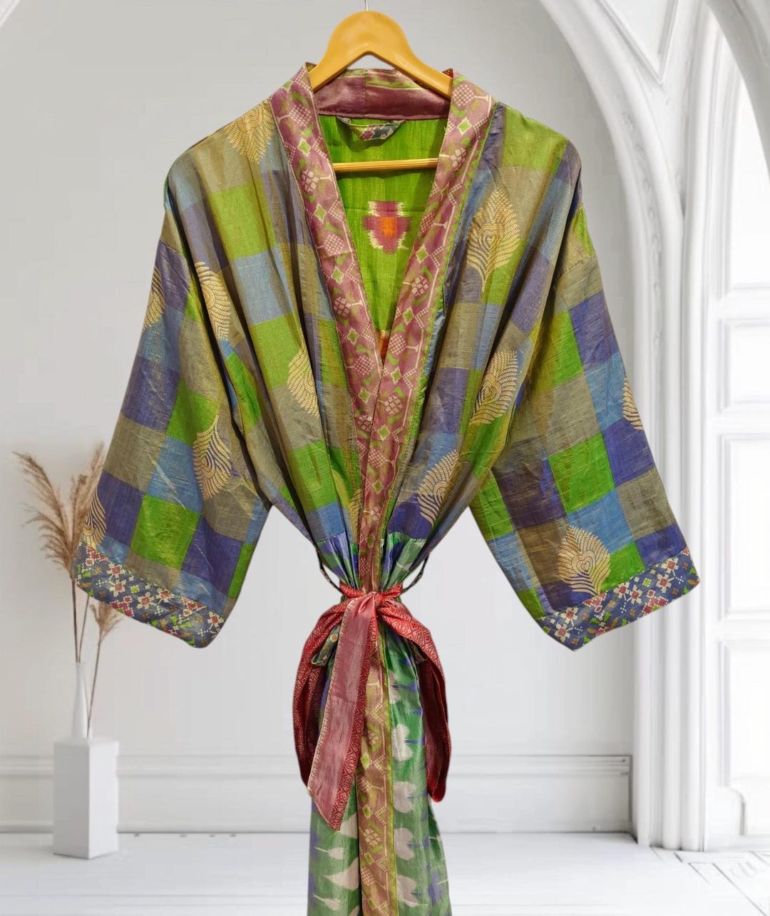 Color Full Robe Free Size Beach Wear Long Robe Night Wear Gown ...