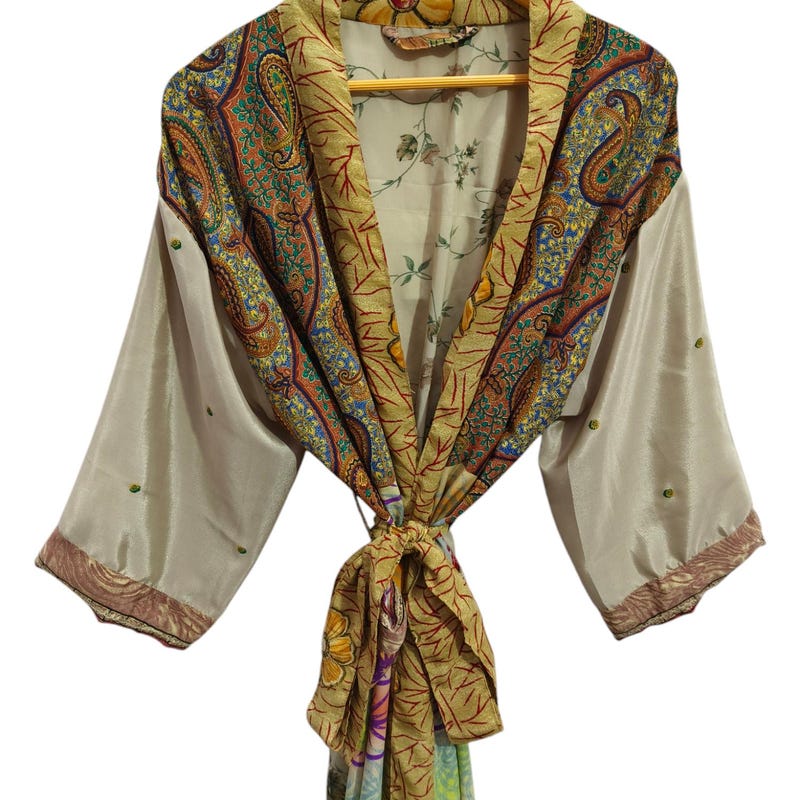 Silk Bathrobe - Etsy