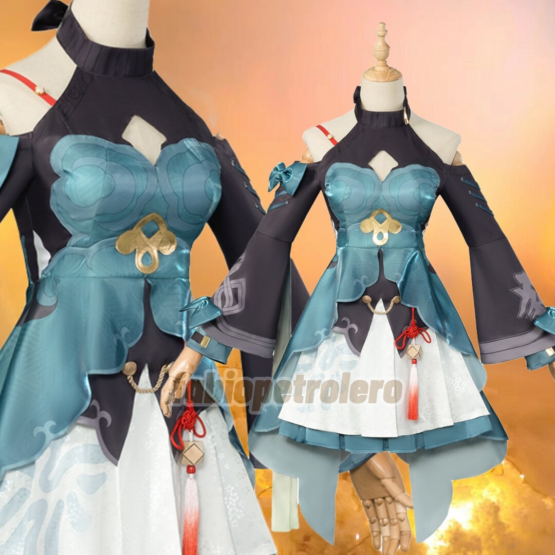 Buy Honkai: Star Rail Qingque Costume Cosplay Suit Handmade for Online ...