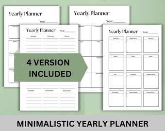 12 Month Overview - Etsy