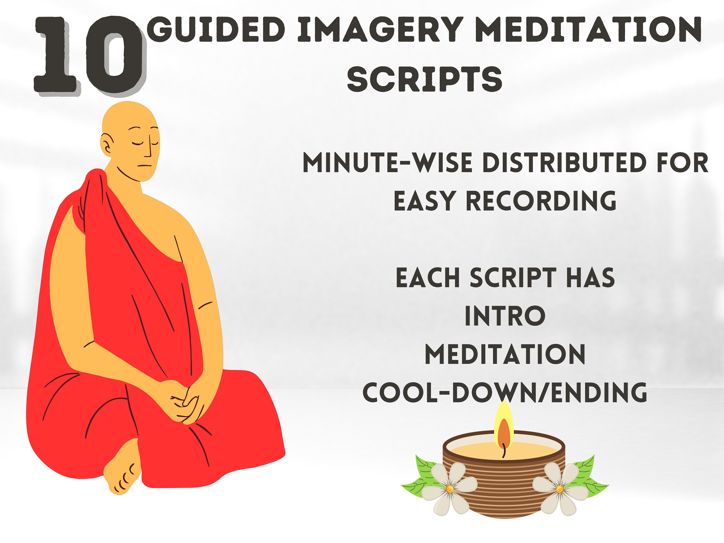 10 Visualisation Meditation Script Bundle Guided Meditation Scripts ...