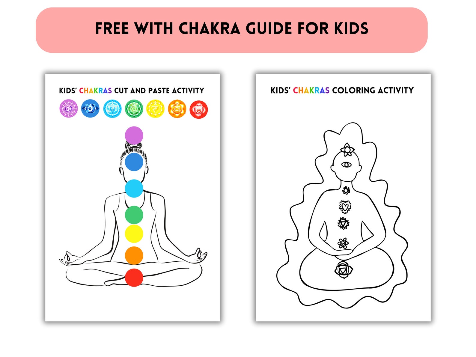 Chakra Guide for Kids | Chakra Cheat Sheet for Children | Kids Chakra ...