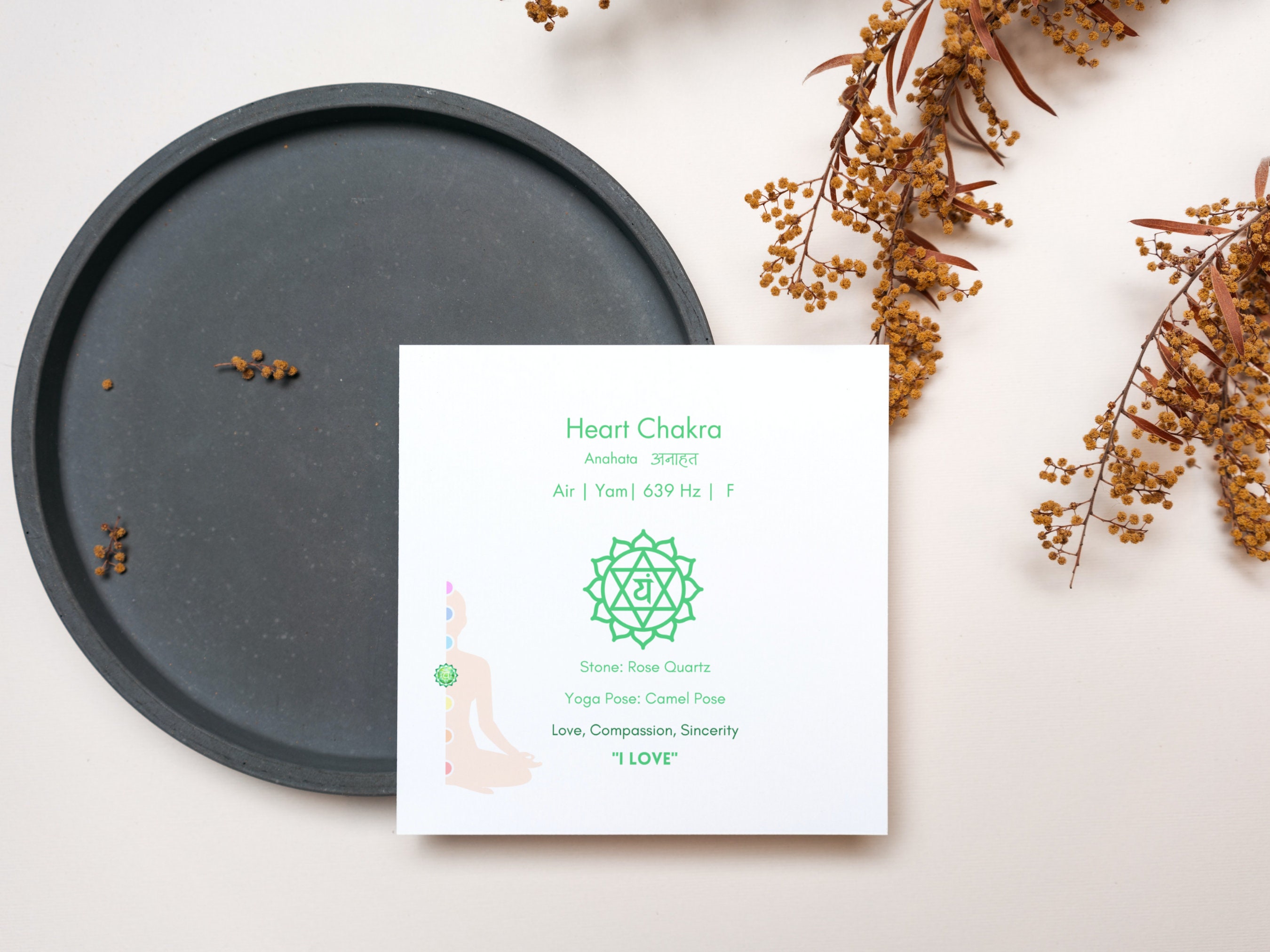 Chakra Guide Sheet With Free Chakra Poster, Yoga Poses Chakras, Chakra ...