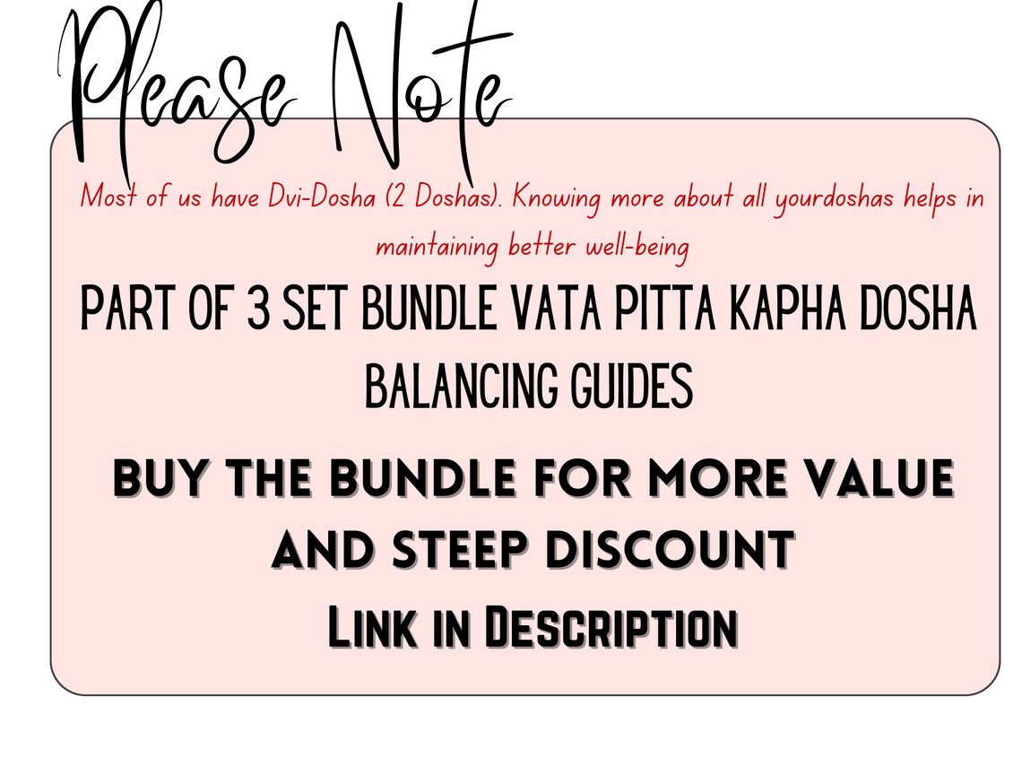 Ayurveda Vata Dosha Posters Worksheet and Book Inserts Vata - Etsy