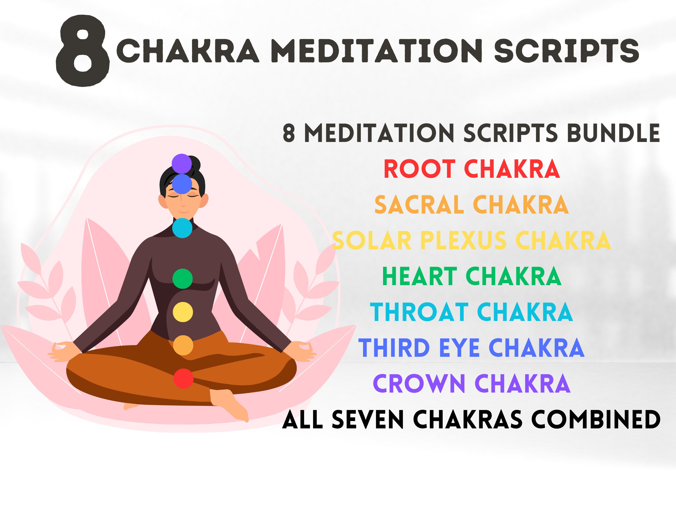 Chakra Meditation Script Bundle | Guided Meditation Scripts ...