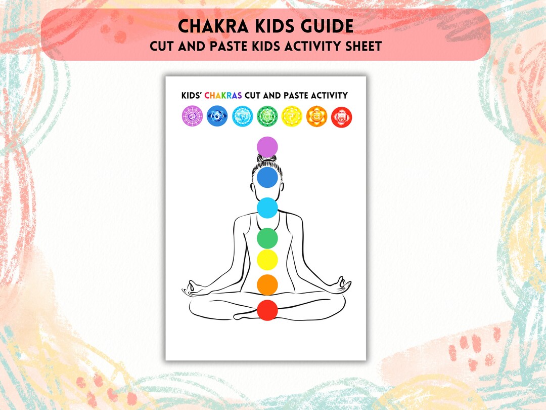 Chakra Cut and Paste Activity for Kids (PDF Pattern) - Etsy
