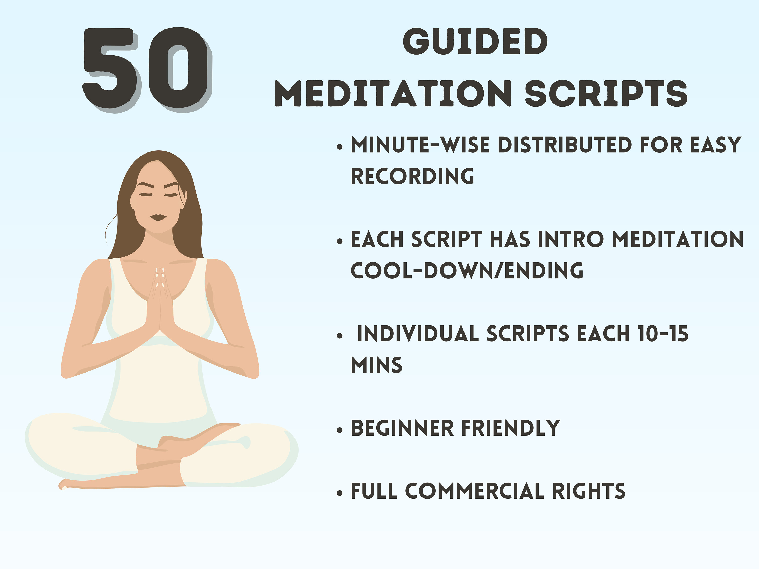 50 Guided Meditation Script Bundle Guided Meditation Script Collection ...