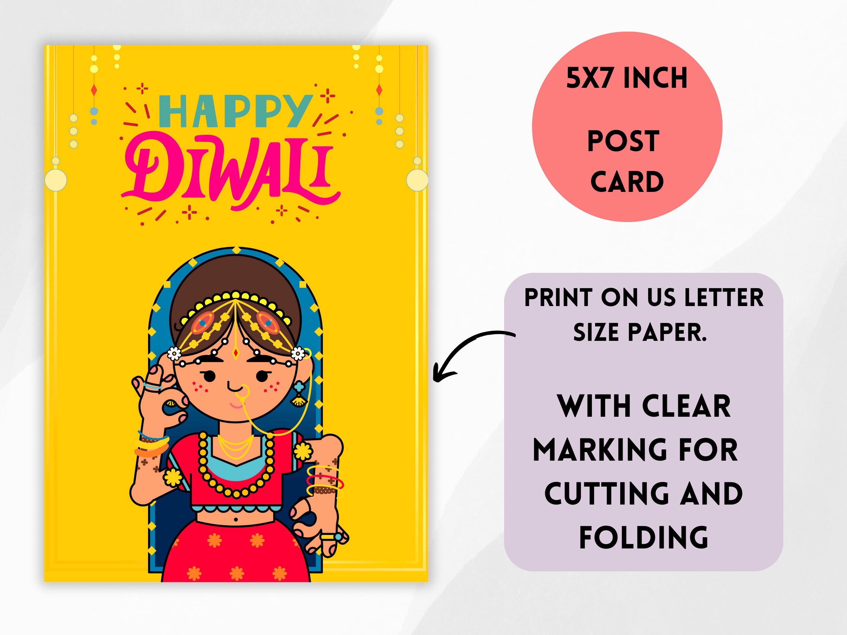 Diwali Greeting Card, Diwali Gifts, Diwali Decoration, Envelope and ...