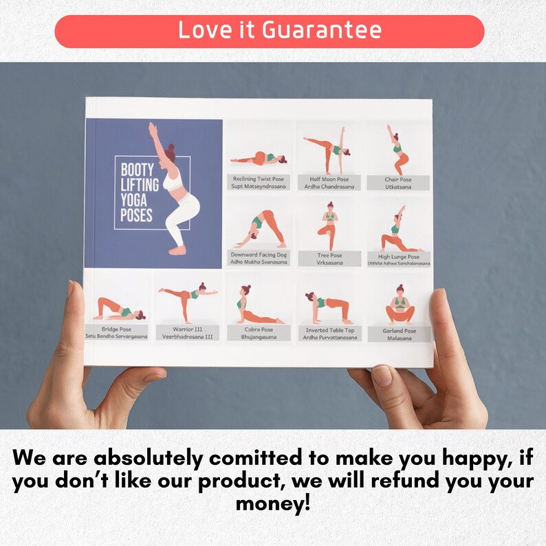 Booty Lifting Yoga Poses Print: Fitness Wall Art (digital Download) - Etsy