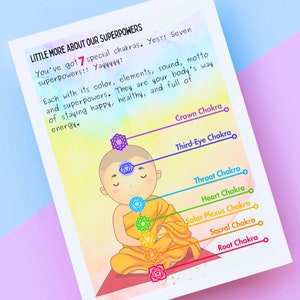 Chakra Guide for Kids | Chakra Cheat Sheet for Children | Kids Chakra ...
