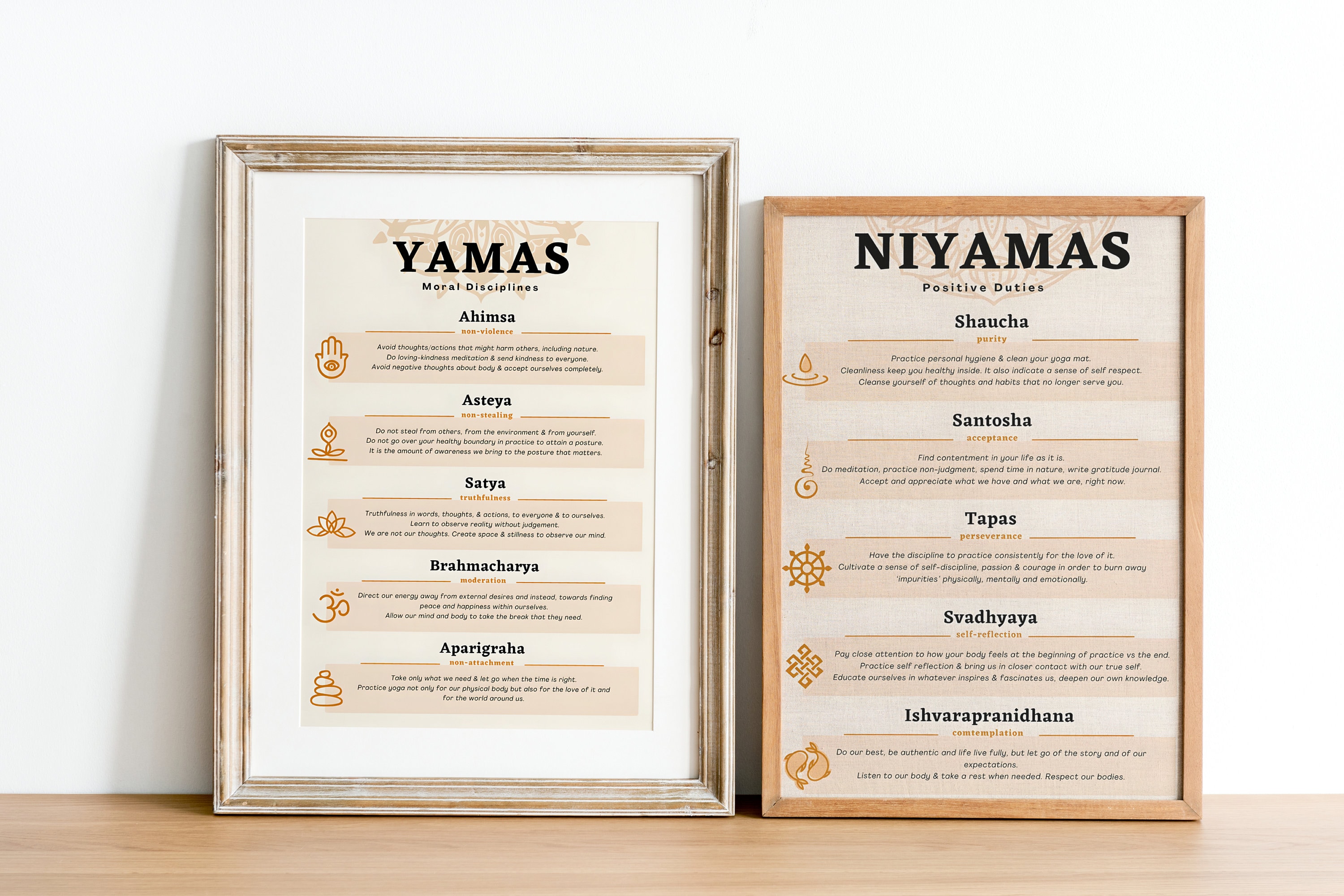 Yamas And Niyamas Poster