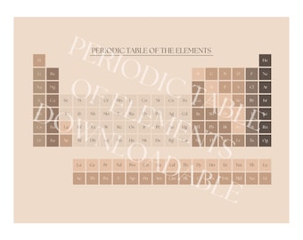 Periodic Table Aesthetic - Etsy Israel