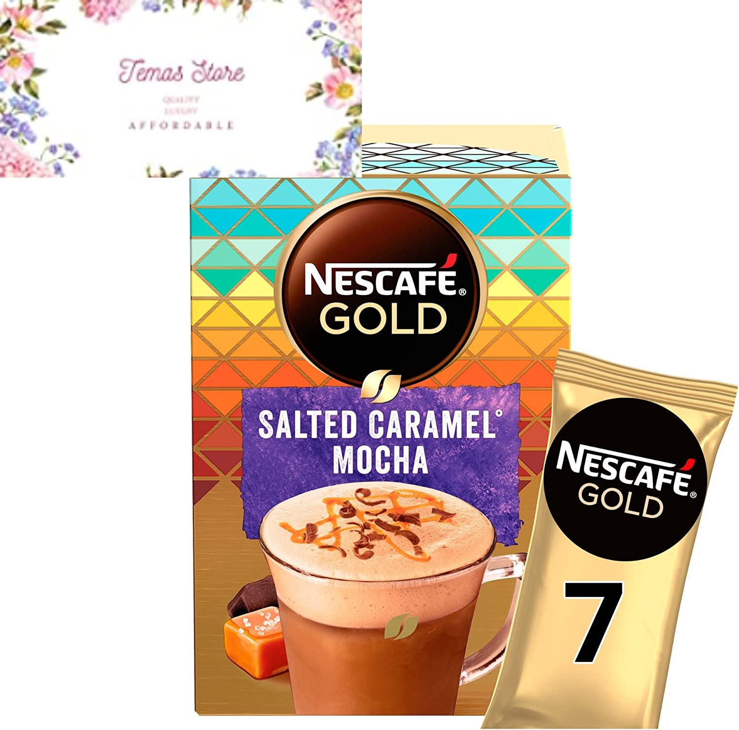 Nescafe Gold Salted Caramel Mocha Bundlereusable Coffee Cup & Coffee ...