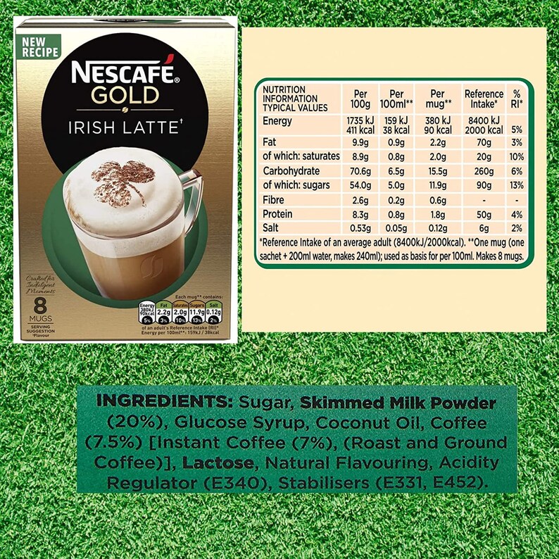 Nescafe Gold Irish Latte Bundled With Reusable Coffee Cup & Coffee ...