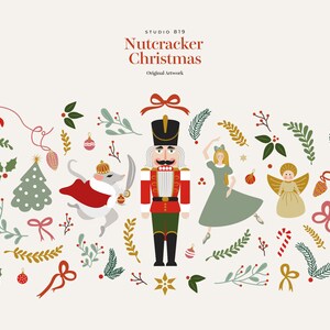 Nutcracker Christmas Clipart, Digital Clipart, Instant Download, Vector ...