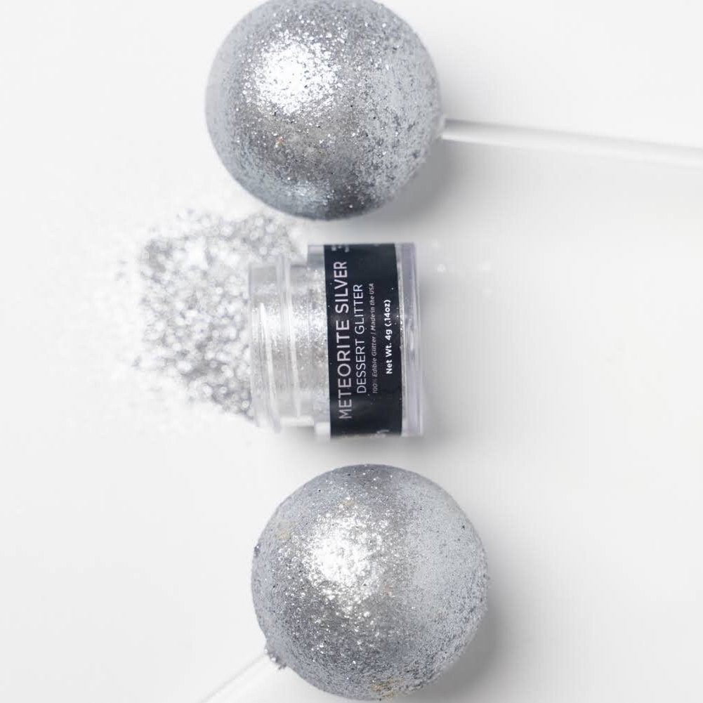 Meteorite Silver: Edible Glitter - Etsy