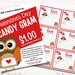 Editable Valentine's Day Lollipop Gram | Candy Gram for Fundraiser ...