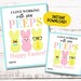 Easter Peeps Printable Tags Peeps Printable Tags Easter Cards for ...