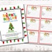 Christmas Candy Gram School Fundraiser Template | Editable Holiday ...