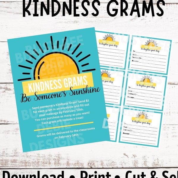 Candy Gram Printable - Etsy